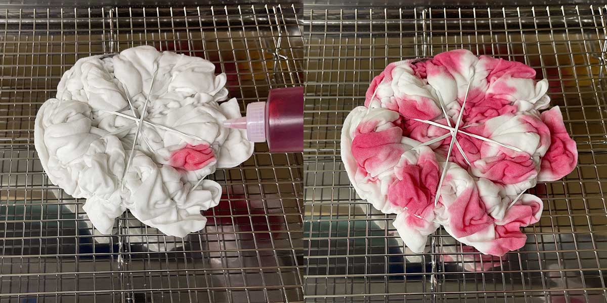 How To Crumple Tie Dye - My Growing Creative Life